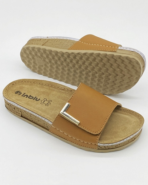 Inblu AT29 klapki na płaskim, tęgość E-F-G - obuwie-zdrowotne.pl